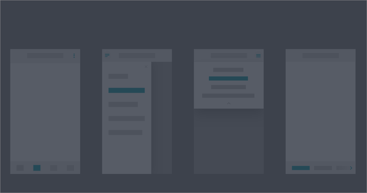 Mobile Navigation : 4 Best Practice Typen [UX]